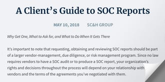 SOC Reports - Do You Need a SOC Report? | SC&H Group